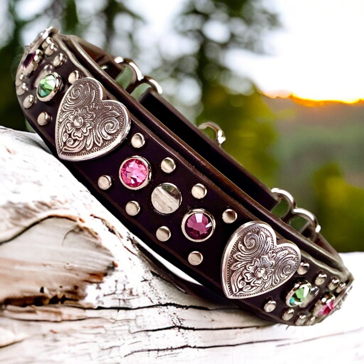 Shop This Stylish Milan Martingale Leather Dog Collar – Karma Collars ...