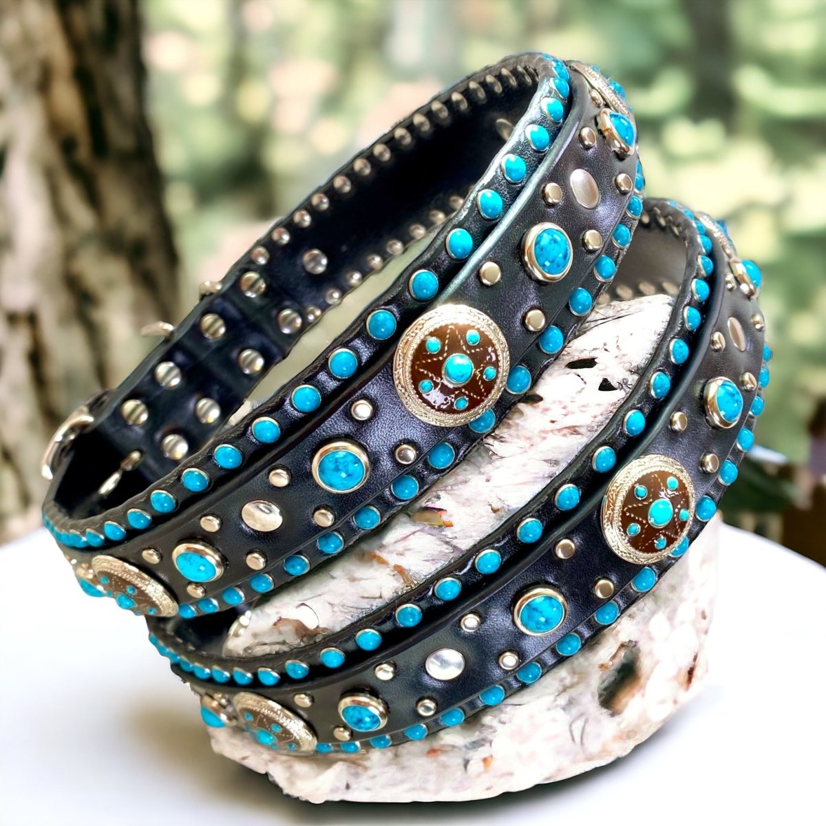 Cassidy Leather Dog Collar - Stylish and Durable – Karma Collars ...