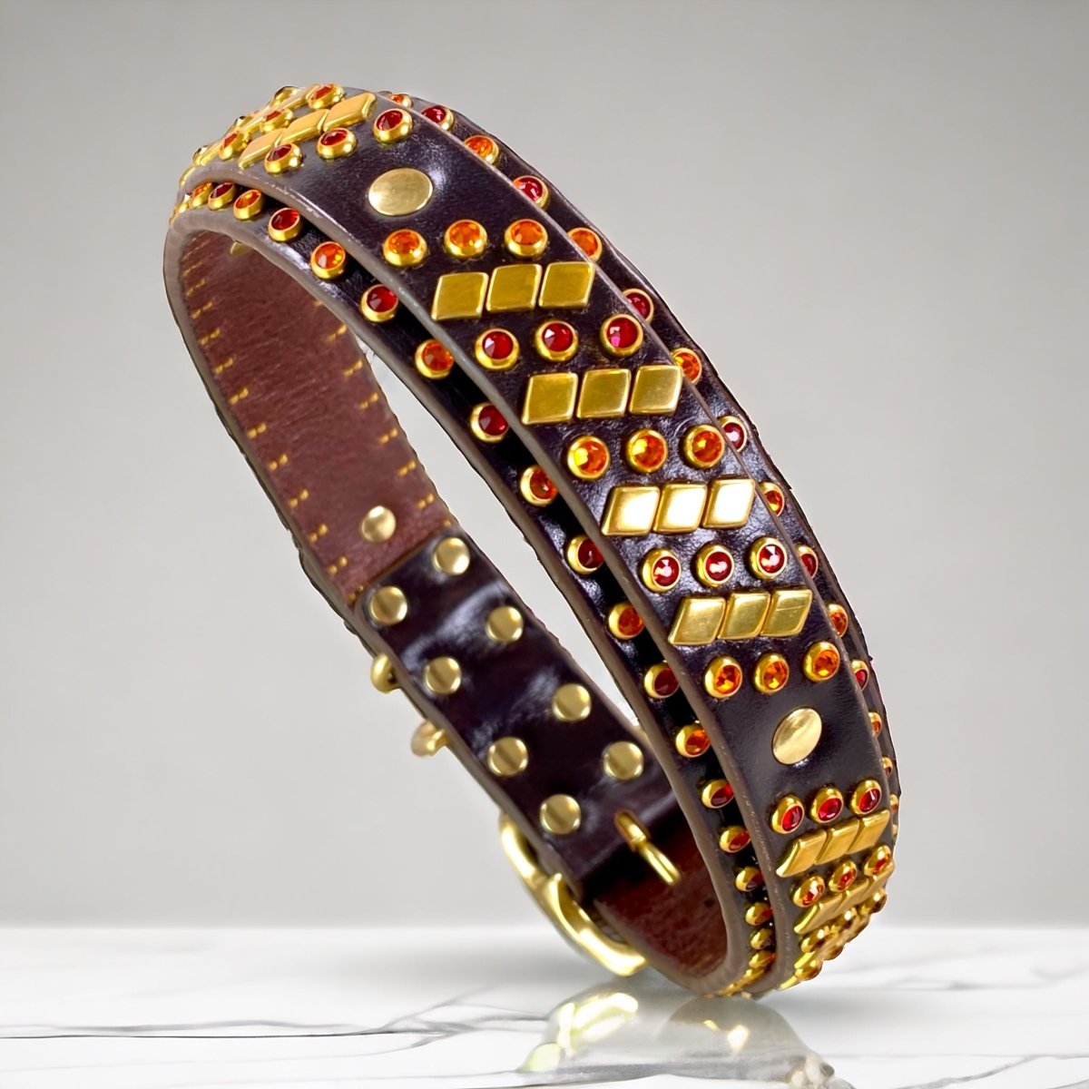 SHOP OUR BLING BLING CRYSTAL CROWN DOG COLLAR DELUXE – Karma Collars ...